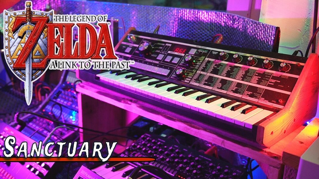 Zelda ALTTP - Sanctuary SYNTHWAVE cover - interpretada por Banjo Guy ...